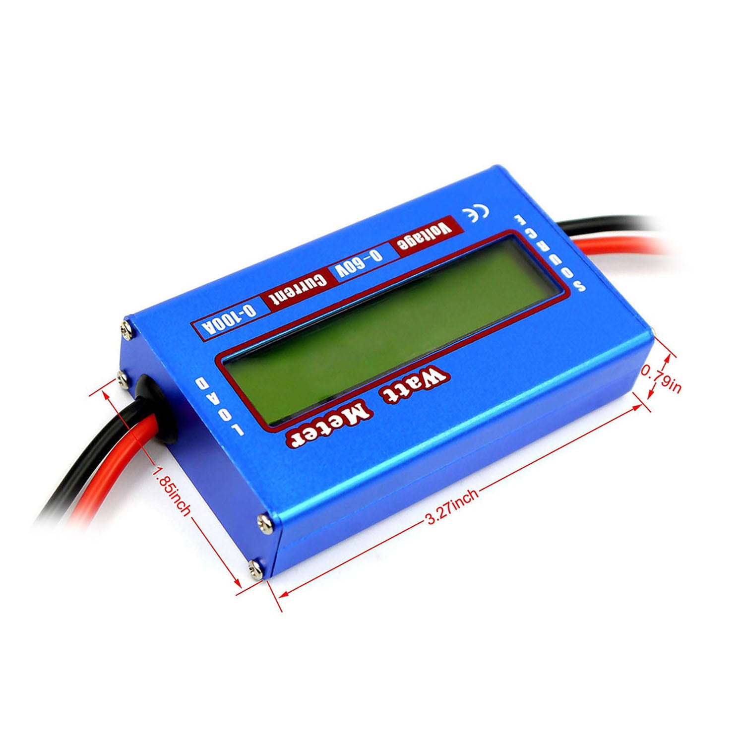 Watt Meter,Watt Meter Battery Checker Meter 100a Lcd Balance Battery ...