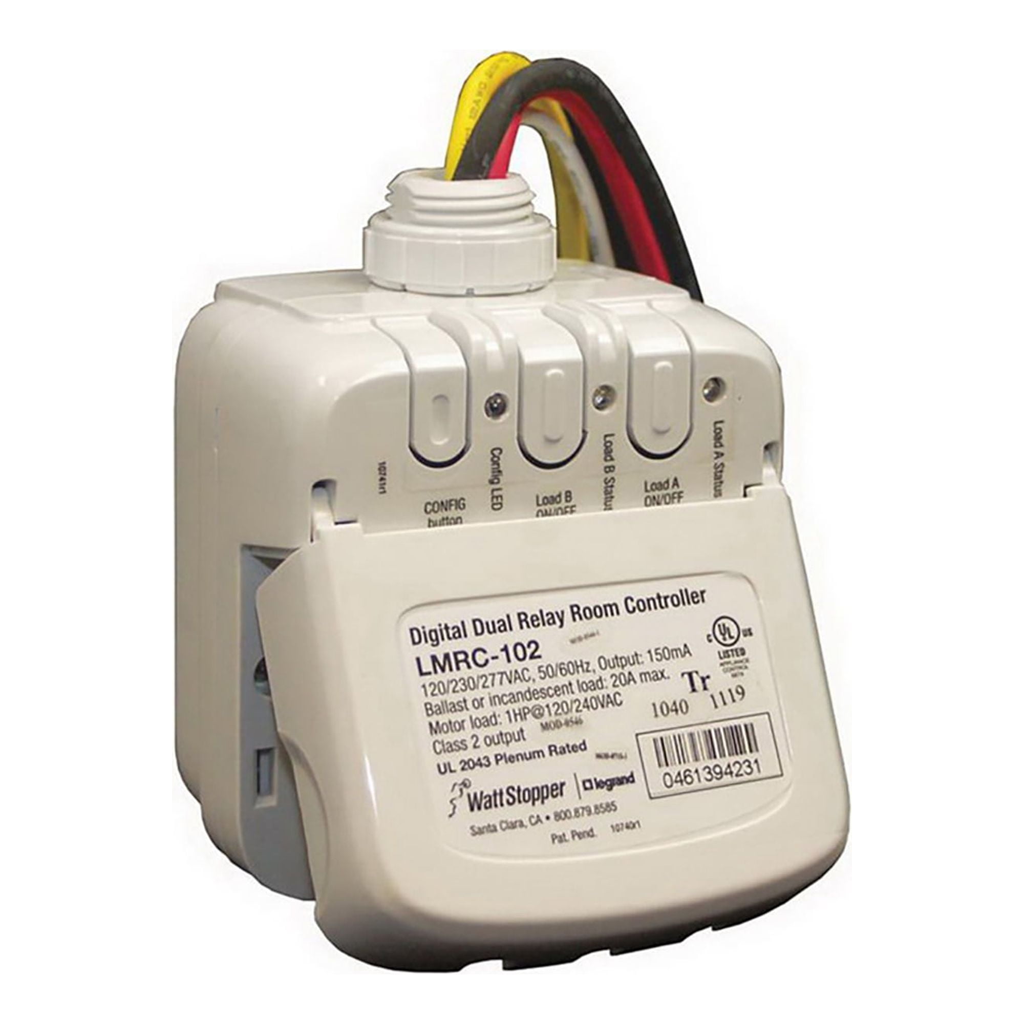 Watt Stopper Legrand LMRC-102 Dual Relay Room Controller 120/277V ...