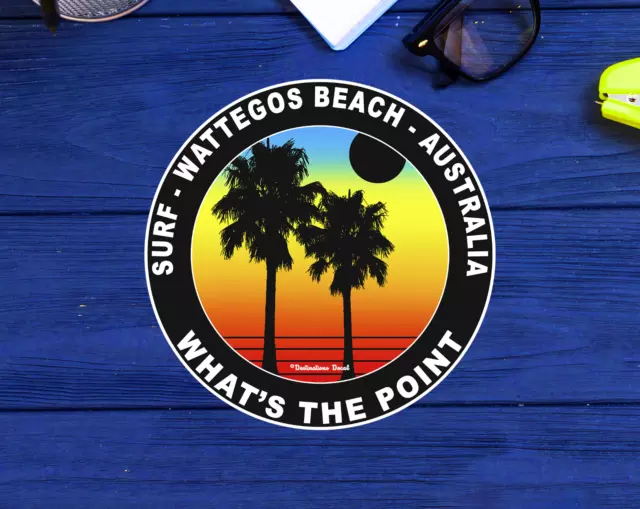 Wattegos Beach Sticker To Australia Byron Bay Decal Indoor Outdoor ...