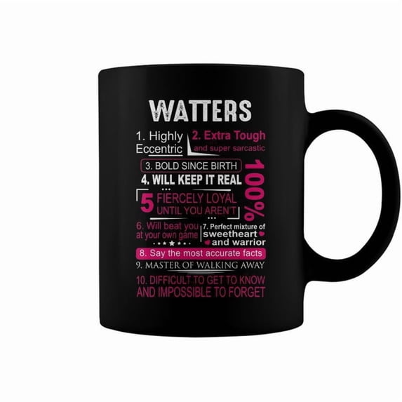 Watters Name Gift Watters Coffee Mugs - Walmart.com