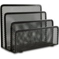 Wattne Letter Sorter Desktop File Holder Organizer Metal Mesh with 3 ...
