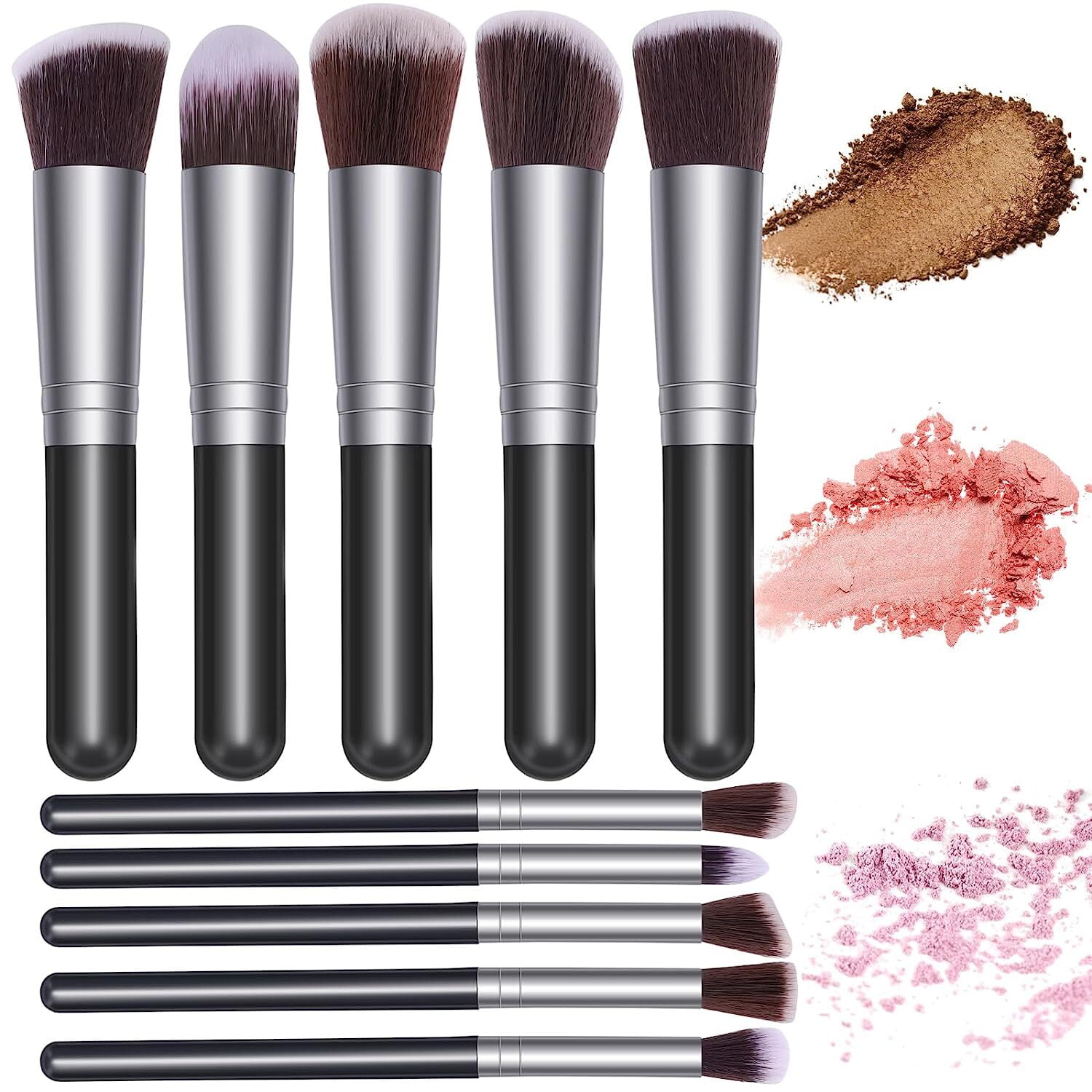 Wattne Makeup Brushes 14Pcs Professional Makeup Brush Set, Premium ...