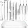 Wattne Pimple Popper Tool, 15 PCS Blackhead Remover Tools Kit, Acne ...