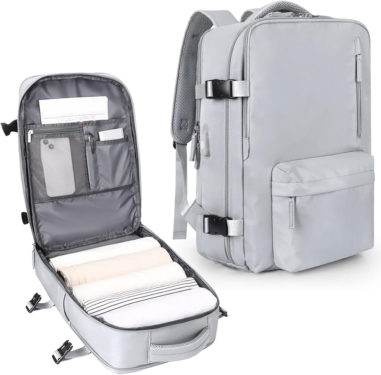 Wattne Small Travel Backpack for Women, Airline Flight Approved ...