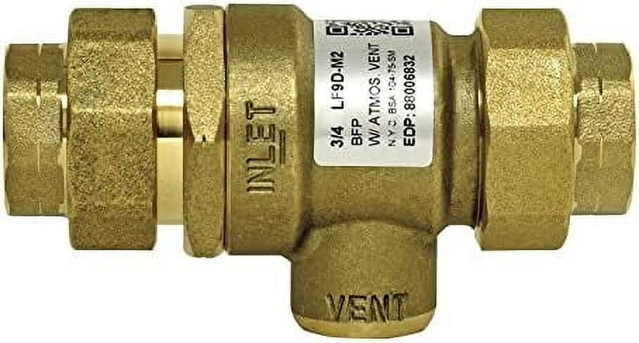 Watts 3/4 inch Dual Check Valve with Intermediate Atmospheric Vent ...