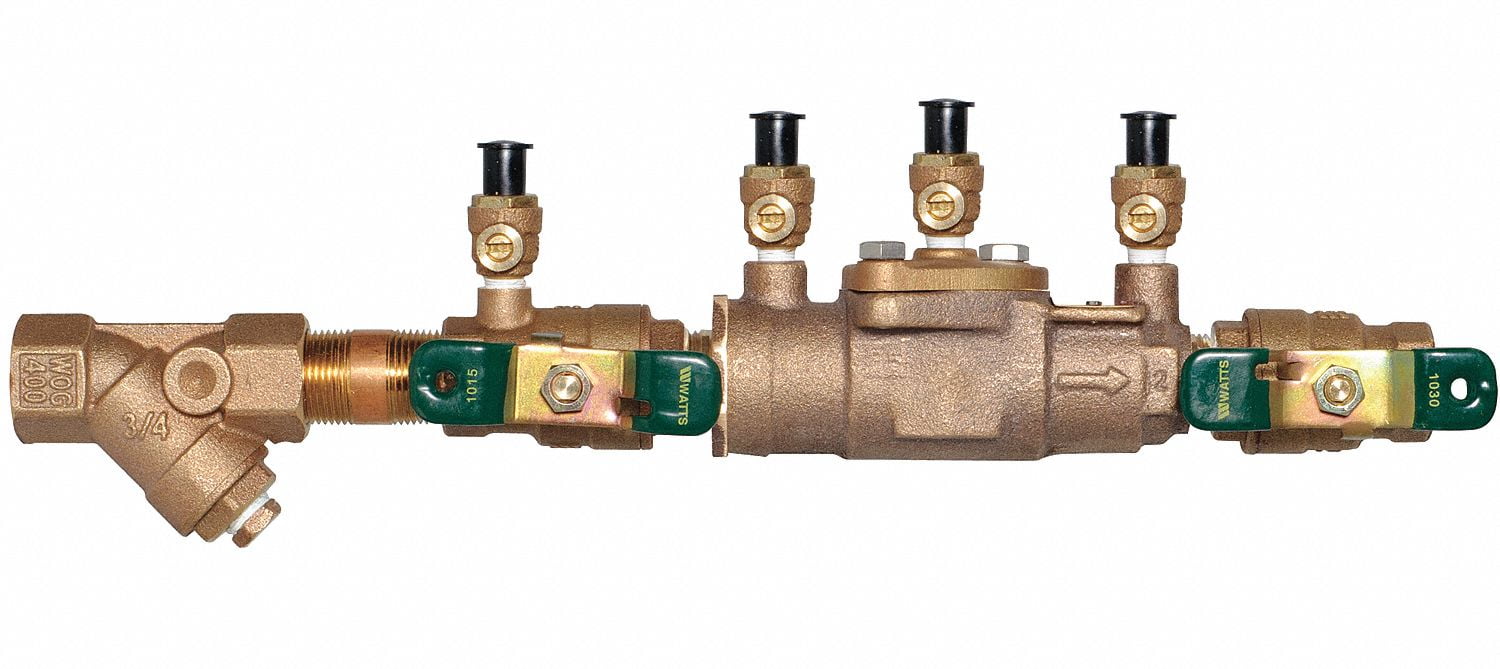 Watts Double Check Valve Assembly,Watts 007 3/4 LF007M3-QT-S - Walmart.com