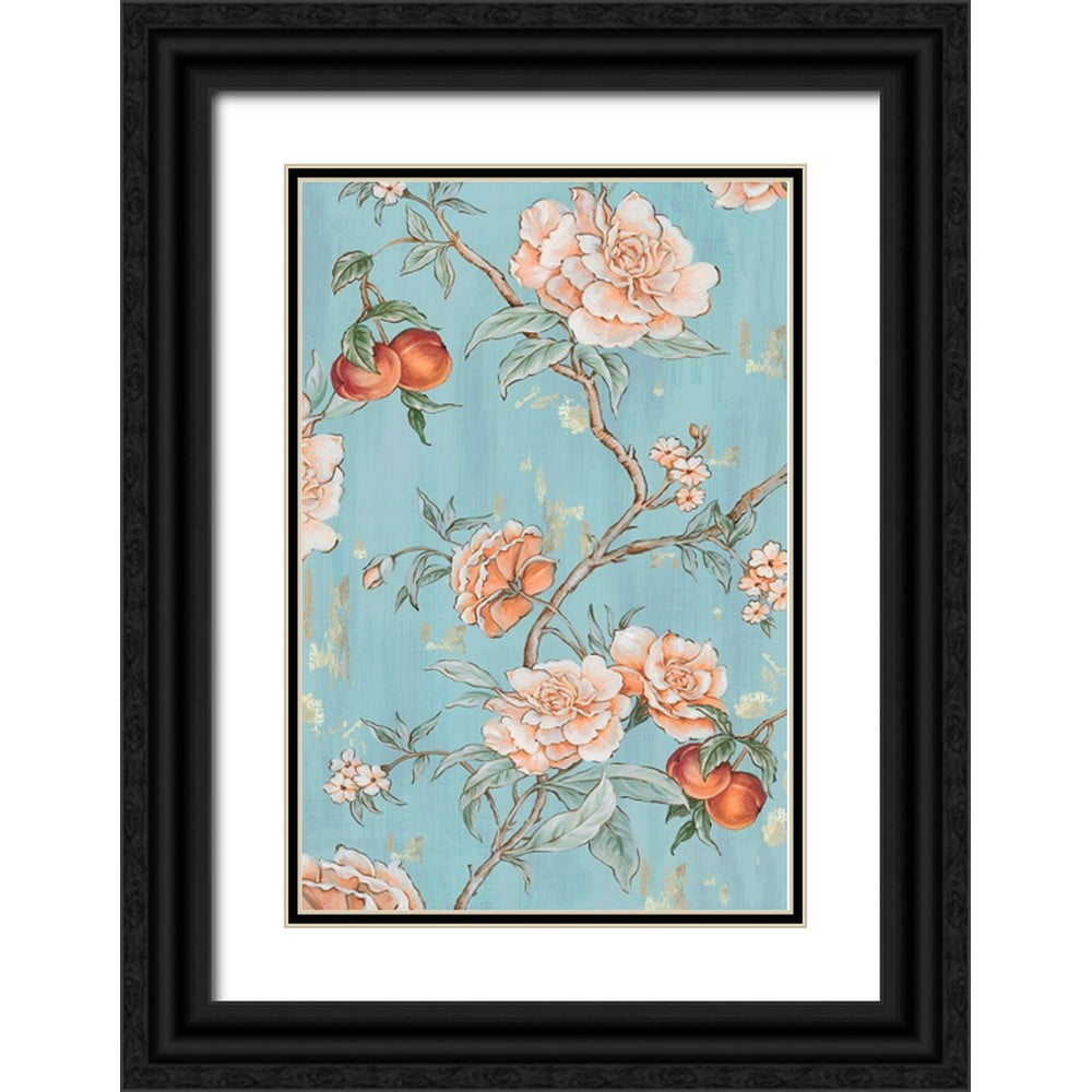 Watts, Eva 11x14 Black Ornate Wood Framed with Double Matting Museum ...