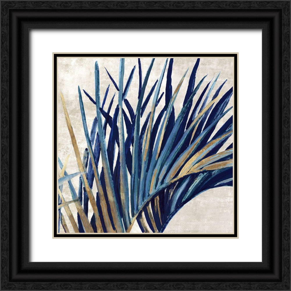 Watts, Eva 20x20 Black Ornate Wood Framed with Double Matting Museum ...