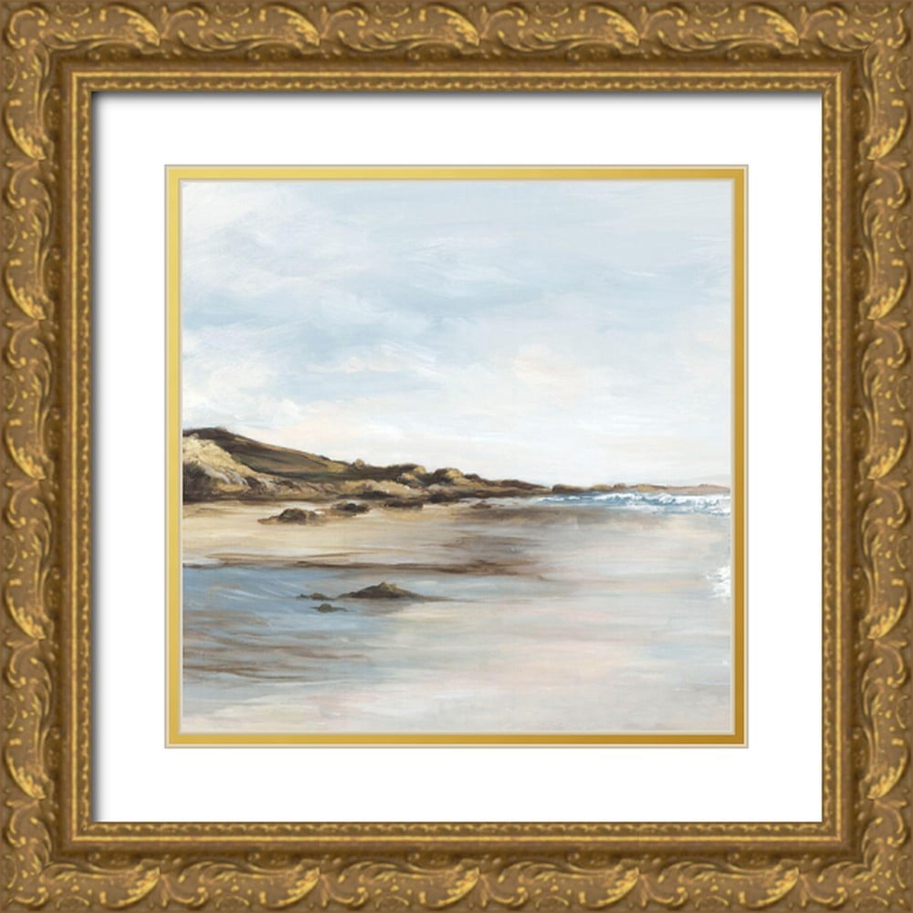 Watts, Eva 26x26 Gold Ornate Wood Framed with Double Matting Museum Art ...