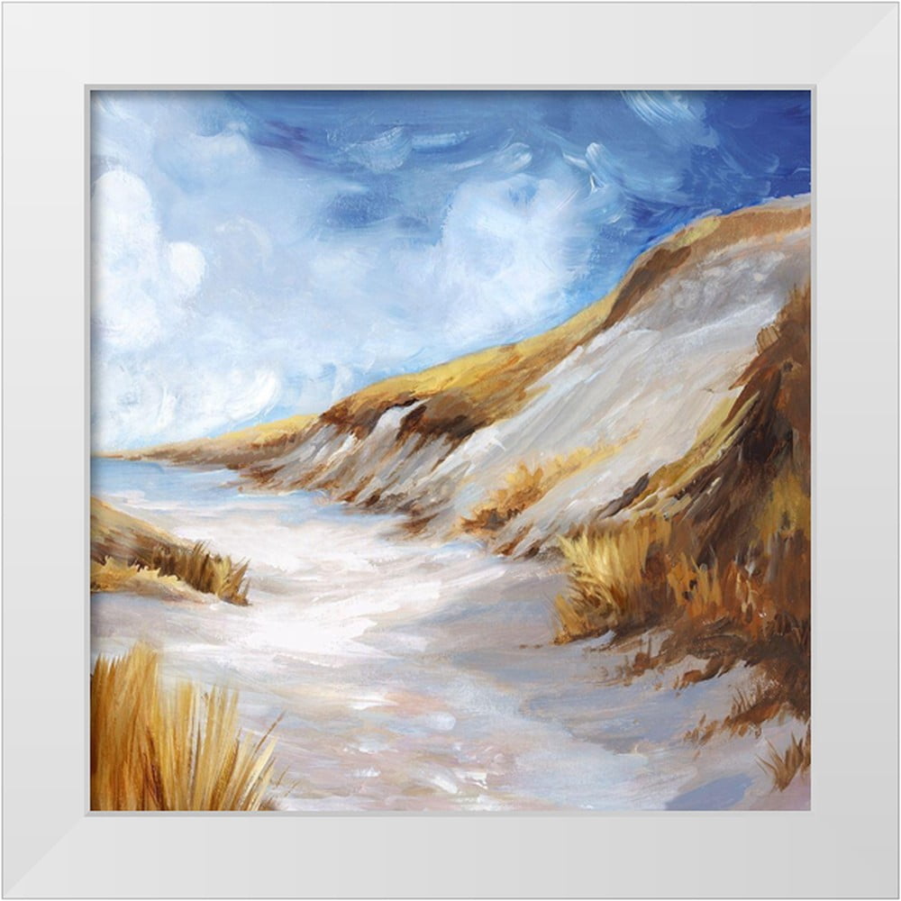 Watts, Eva 26x26 White Modern Wood Framed Museum Art Print Titled ...