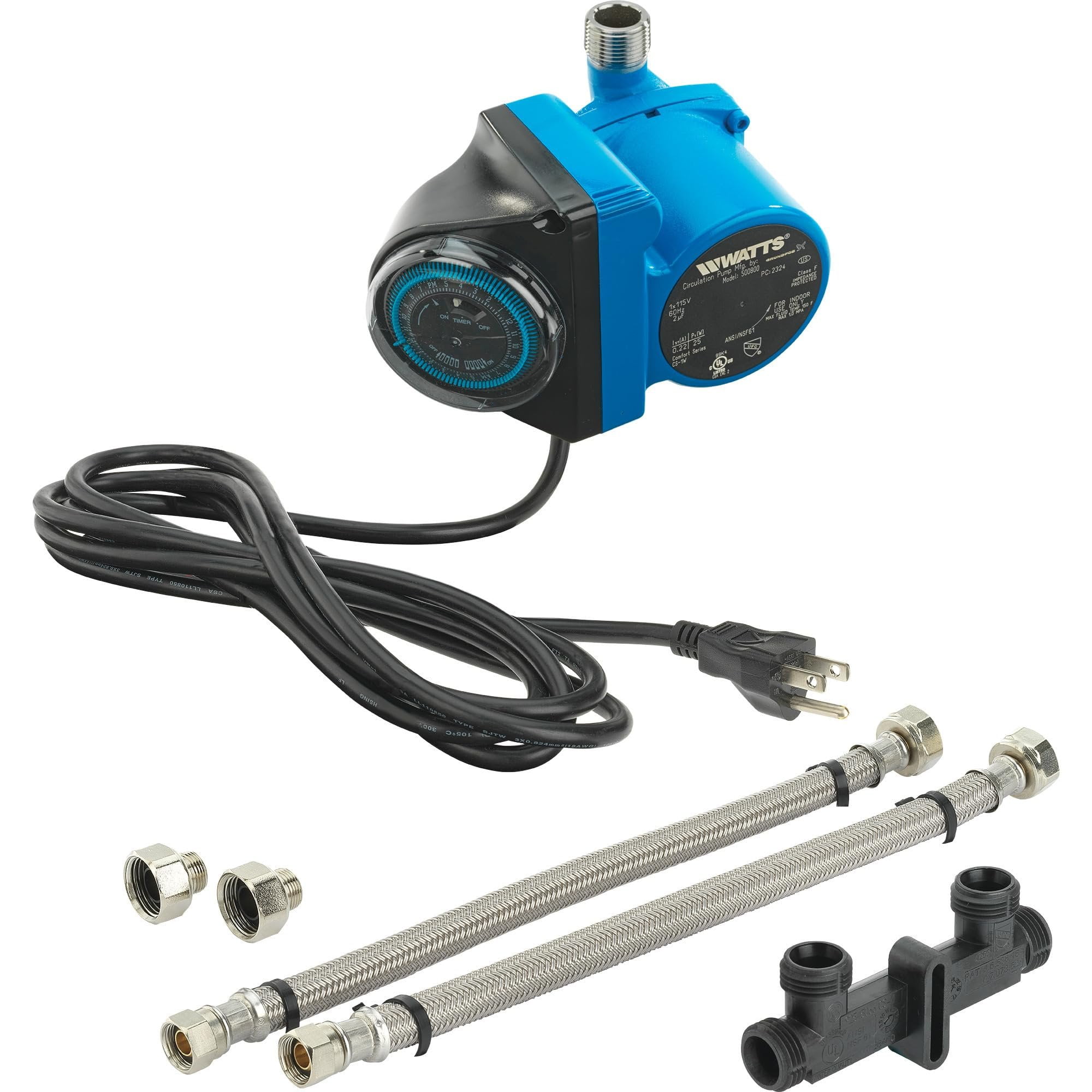 Watts Premier Heat H2O Hot Water Recirculation System - Programmable ...