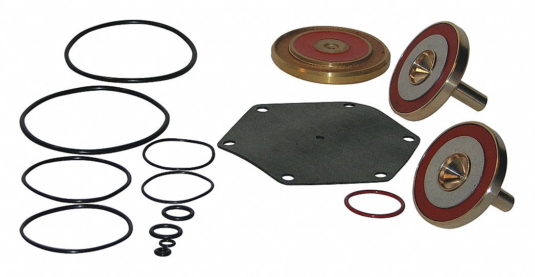Watts LF909 Backflow Preventer Repair Kit, 1-1/4 in to 2 in, NSF Lead ...