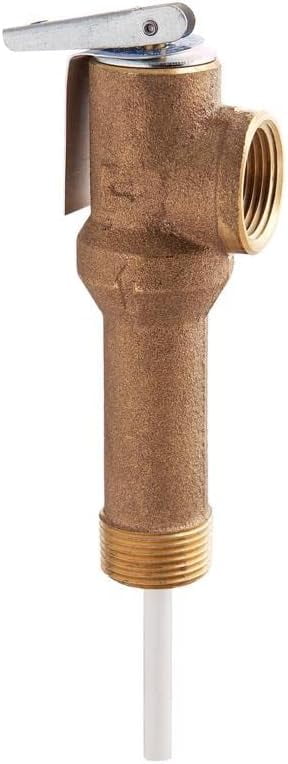 Watts LLL100XL 3/4 in. MNPT Bronze Temperature and Pressure Relief Valve 1 pc - Walmart.com