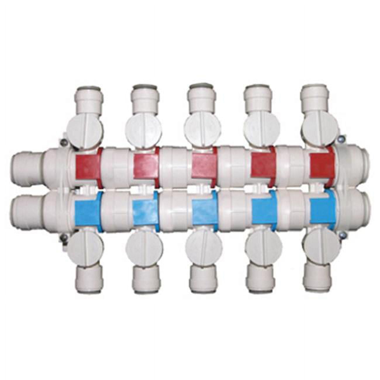 Watts P-10PORT PEX Quick Connect Pipe Manifold, 10-Port - Quantity 1 ...