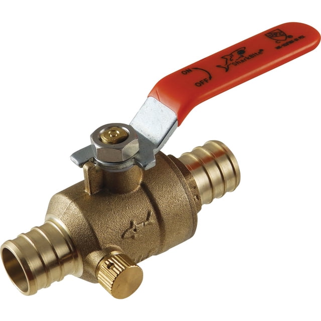 Watts PEX LFP-764 In-Line Full Port Ball Valve 3/4-Inch Barb x Barb w 1 ...