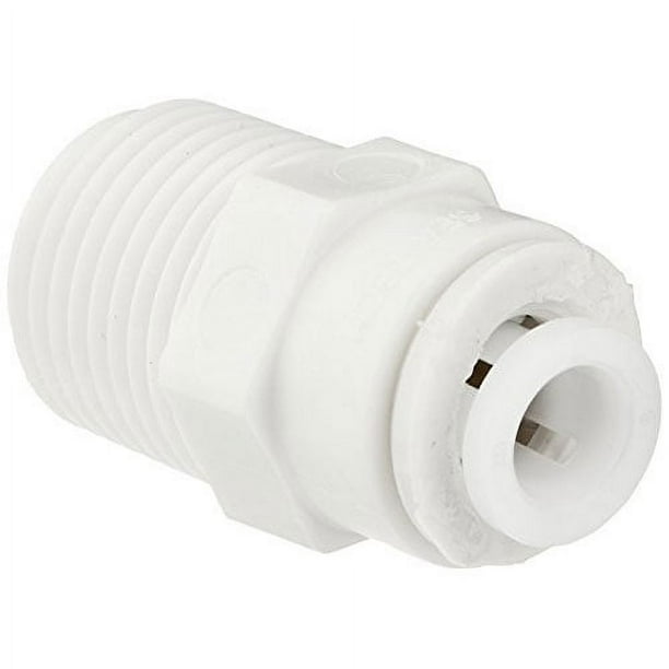 Watts PL-3006 Multi-Purpose Push-Fit Tube To Pipe Adapter, 1/4 X 3/8 in ...
