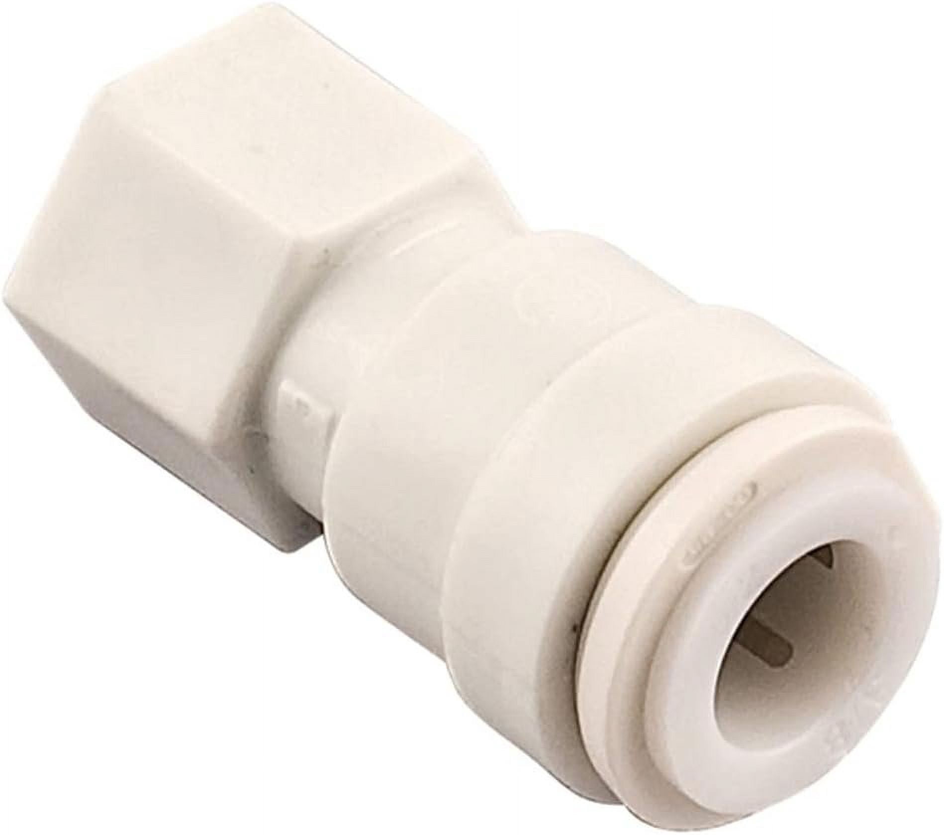 Watts PL-3060 Push Female Adapter, 1/4-Inch OD x 1/4-Inch FPT, Plastic ...