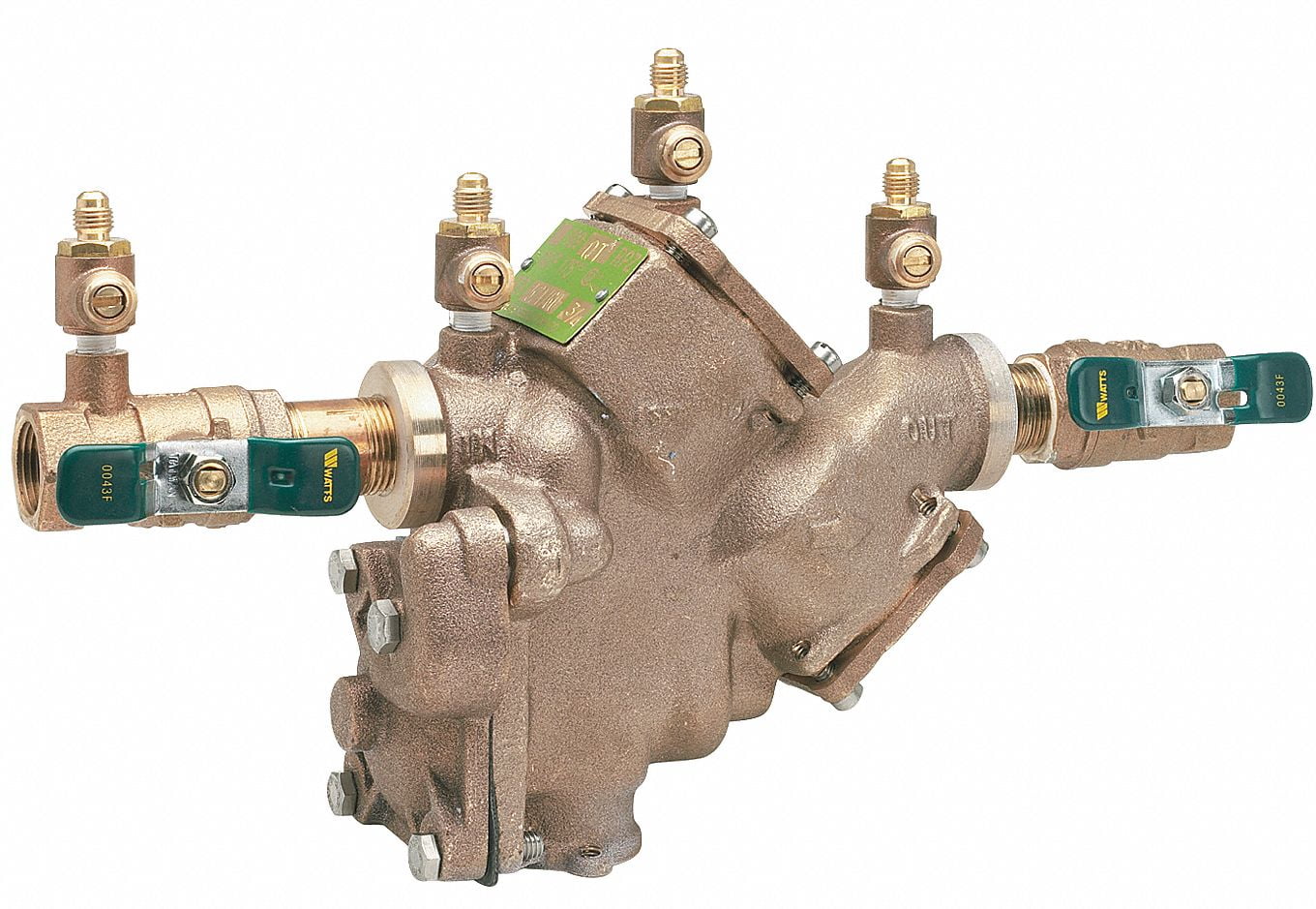 Watts Reduced Pressure Zone Backflow Preventer 3/4 LF909-QT - Walmart.com