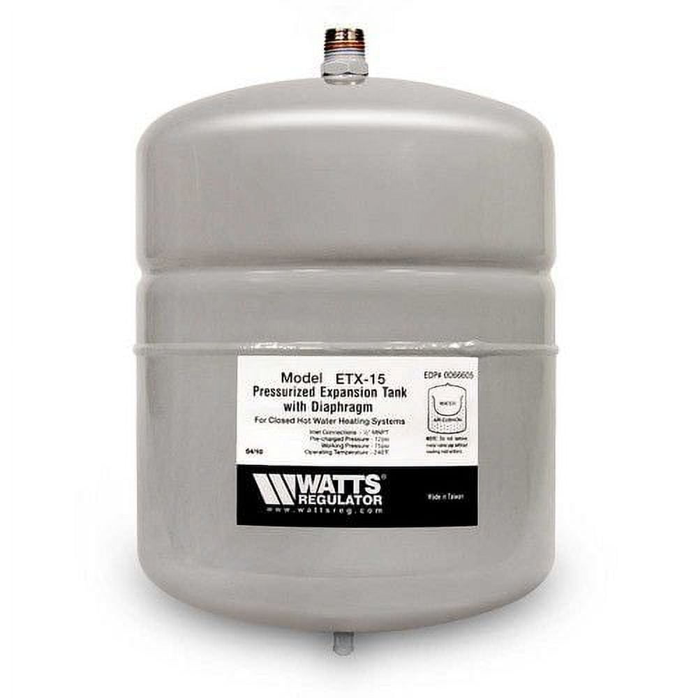 Watts Regulator ETX15 - 1/2 Diaphragm Type Expansion Tank - Walmart.com