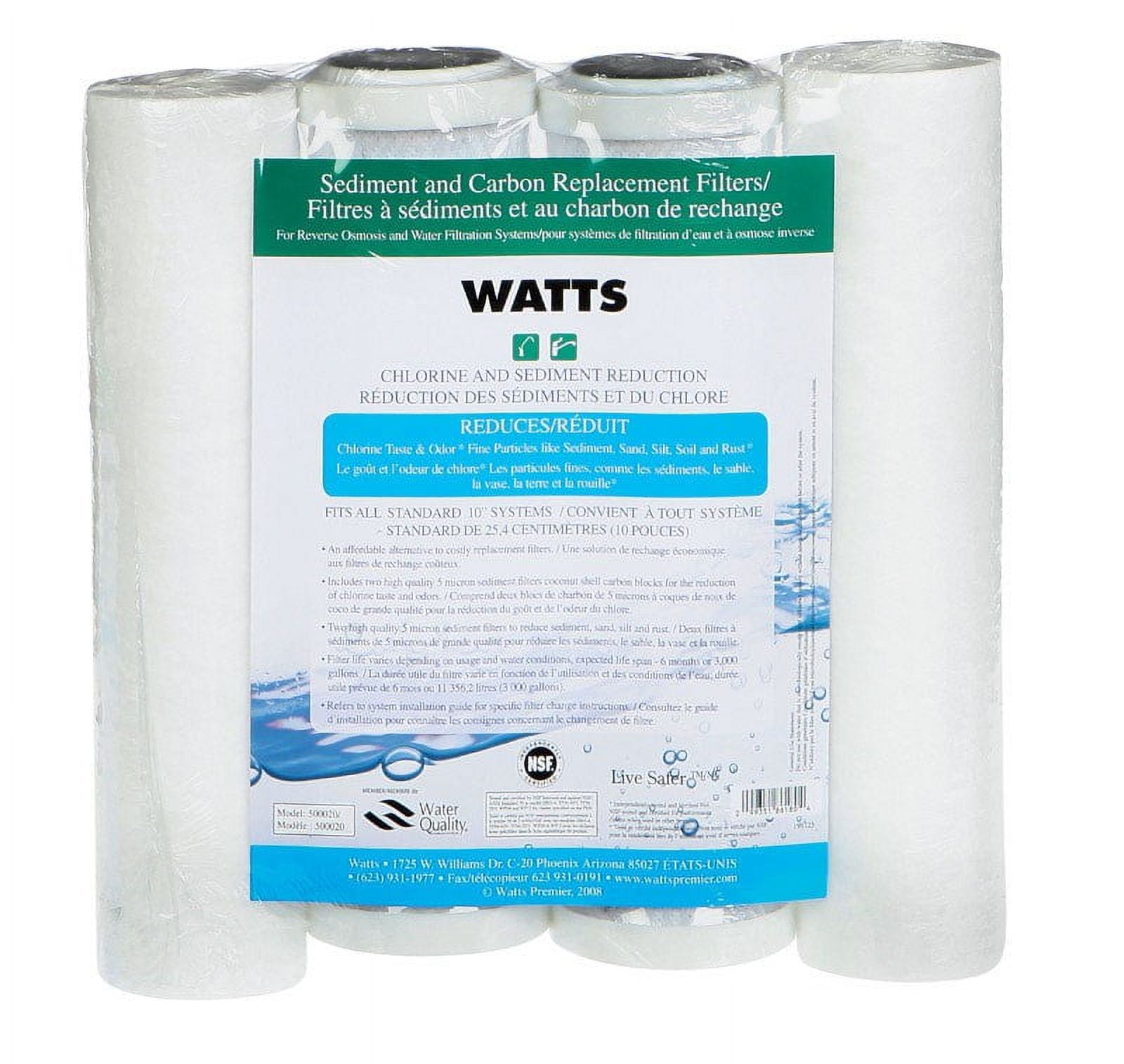 Watts Under Sink Replacement Water Filter - Walmart.com