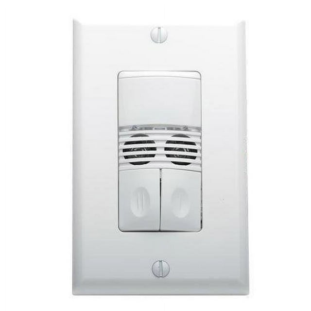 Wattstopper DSW-302-W Occupancy Sensor Wall Switch, 2-Relay, 120/277V ...