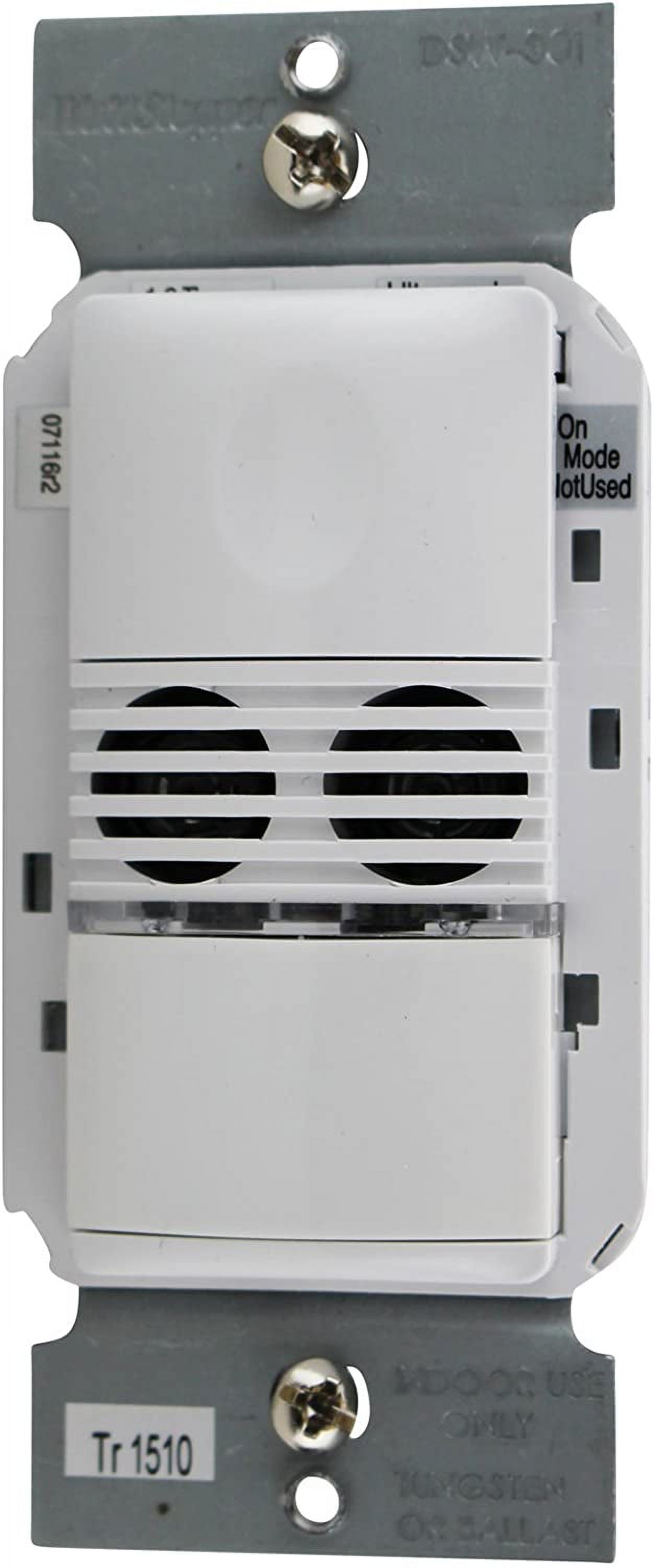 Wattstopper MultiWay Dual Technology Occupancy Sensor, SingleRelay, 120 ...