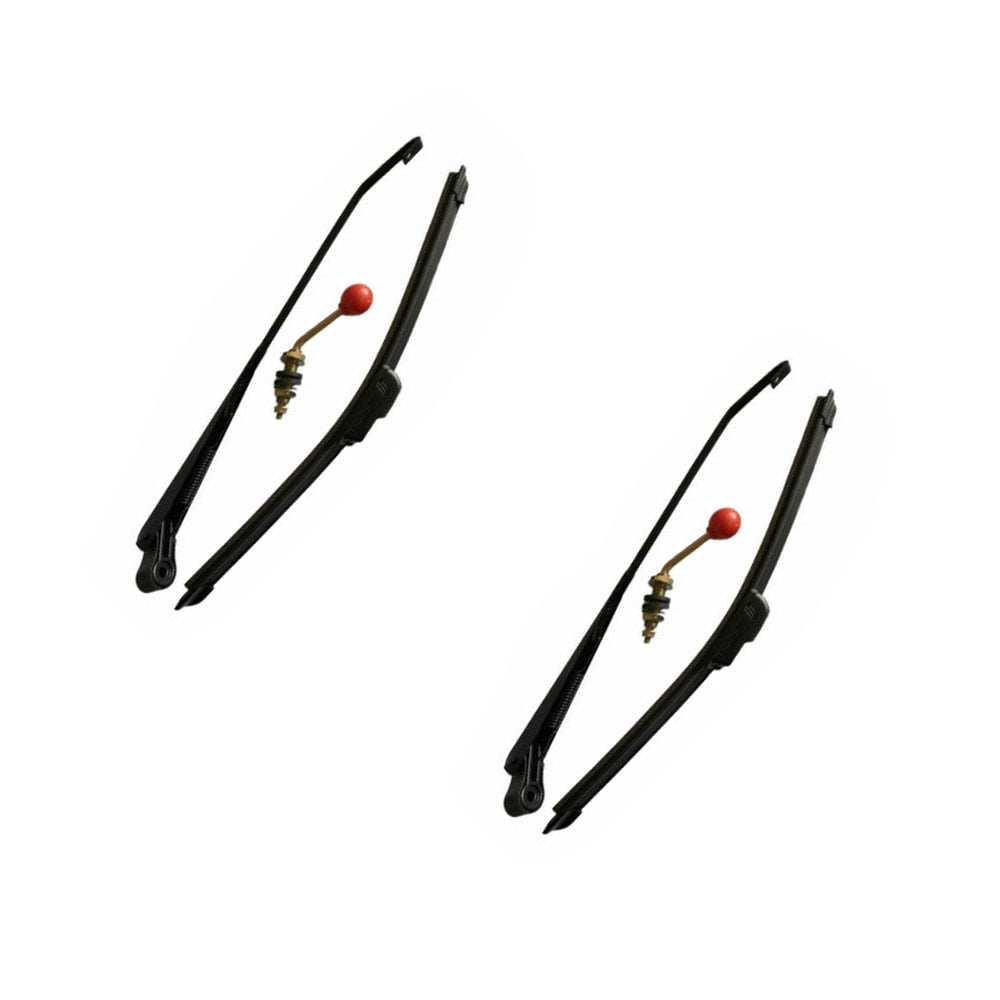 Wauebuly 2 Packs Universal UTV Hand Front Operated Windshield Wiper Kit ...
