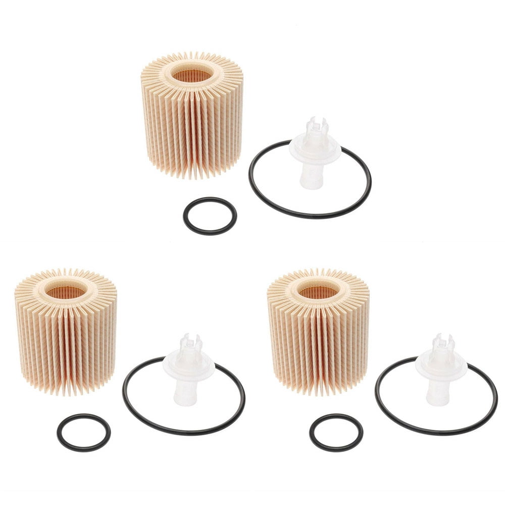 Wauebuly 3Pcs Oil Filter Element 04152-YZZA1 for Camry Avalon ...
