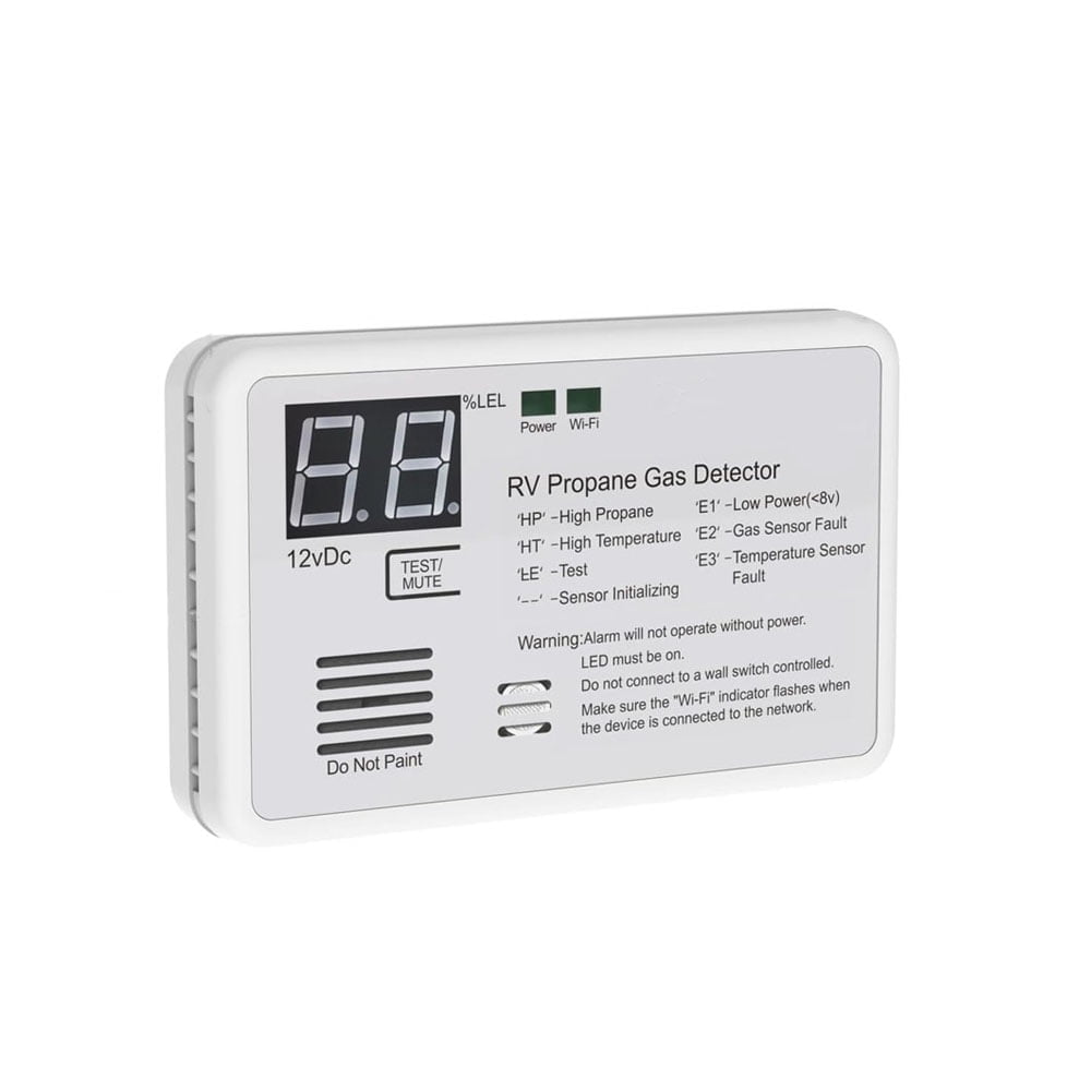 Wauebuly For Homes and RVs Smart Propane Gas Detector 12 VDC 2.4Ghz Wi ...