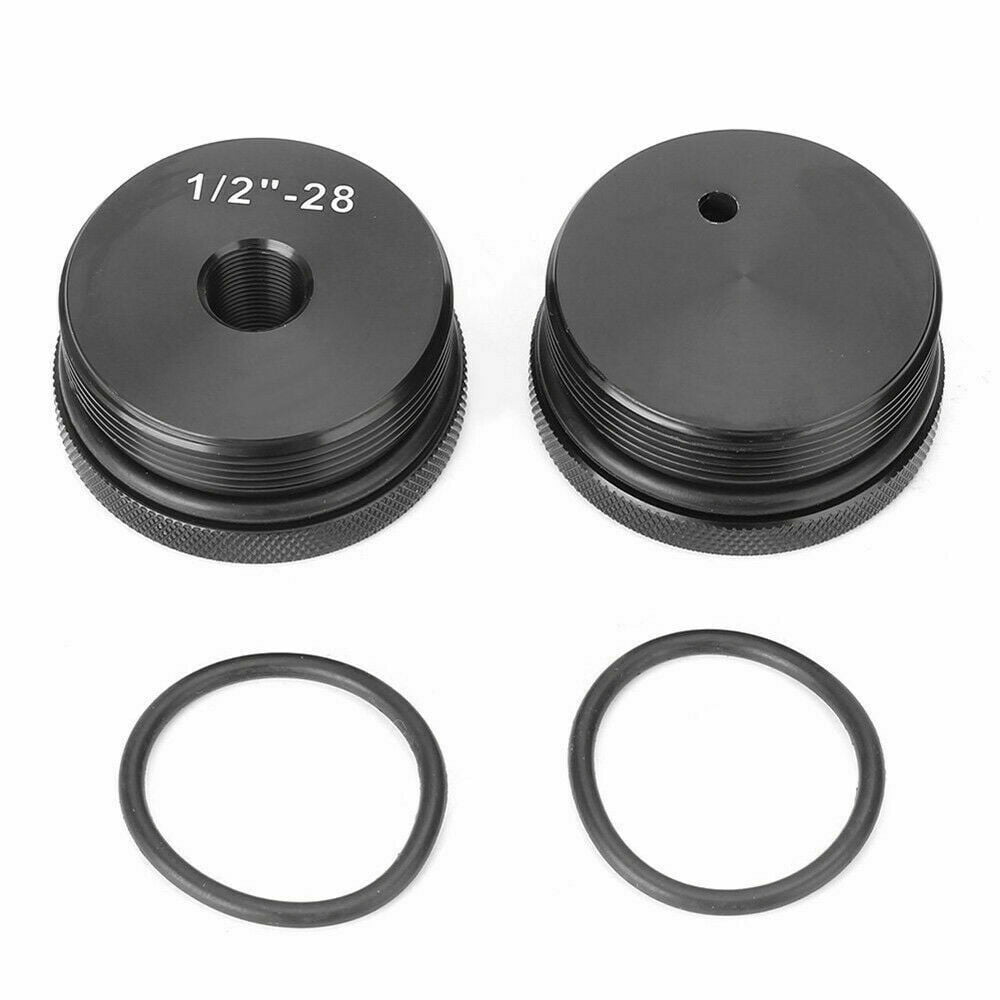 Wauebuly Fuel Filter Replacement End Cap Kit Black 1/2"X28 Center Mark ...