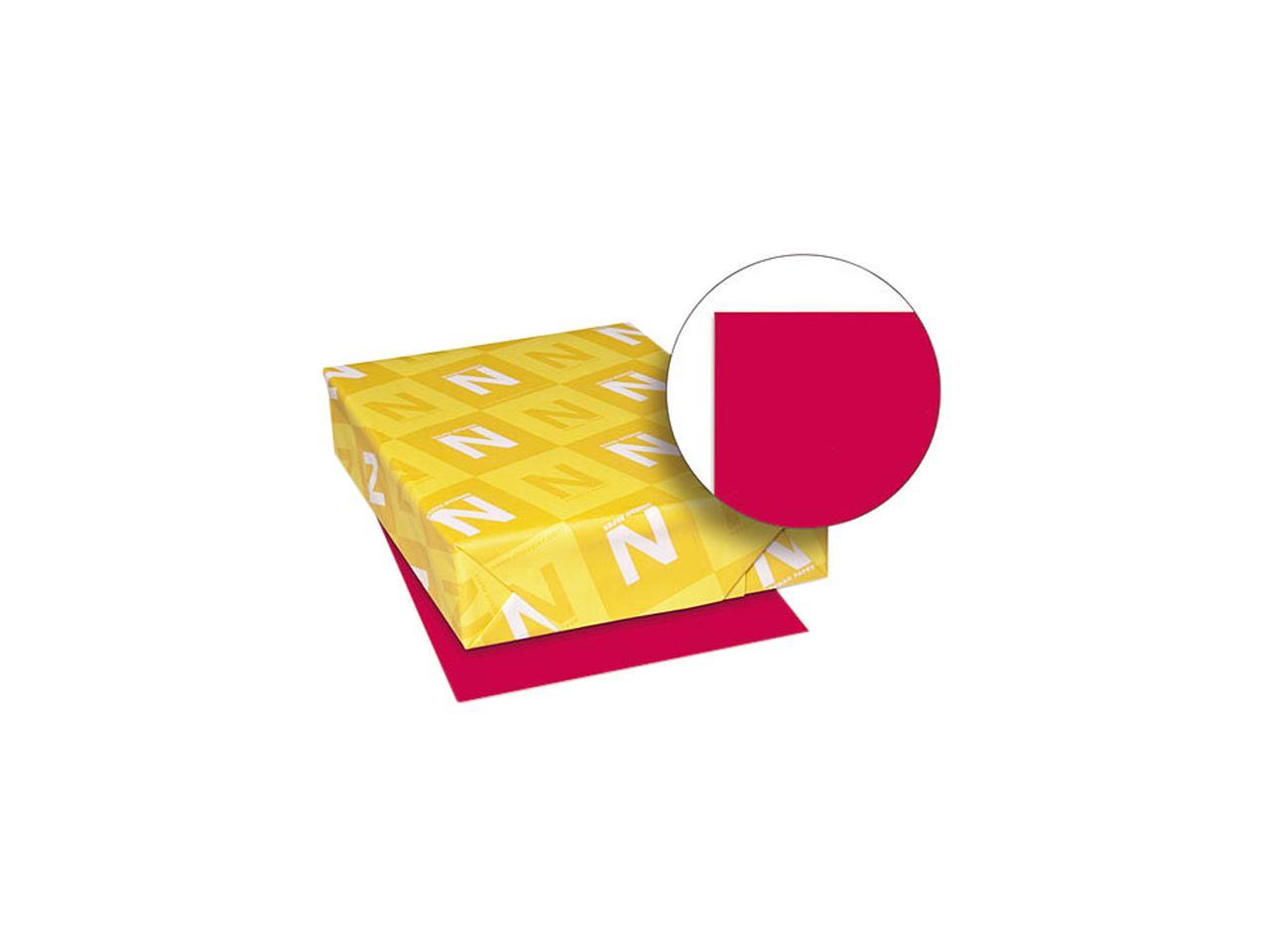 Wausau Paper 22551 Astrobrights Colored Paper, 24lb, 8-1/2 x 11, Re ...