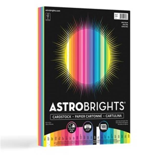 Wausau Paper 65 lbs Astrobrights Sprinkle Multipurpose Card Stock ...