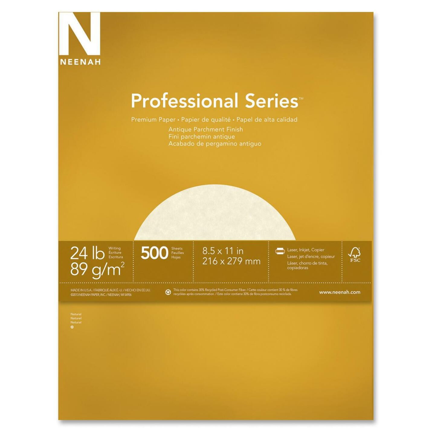Wausau Paper Astroparche Inkjet, Laser Parchment Paper, Natural ...