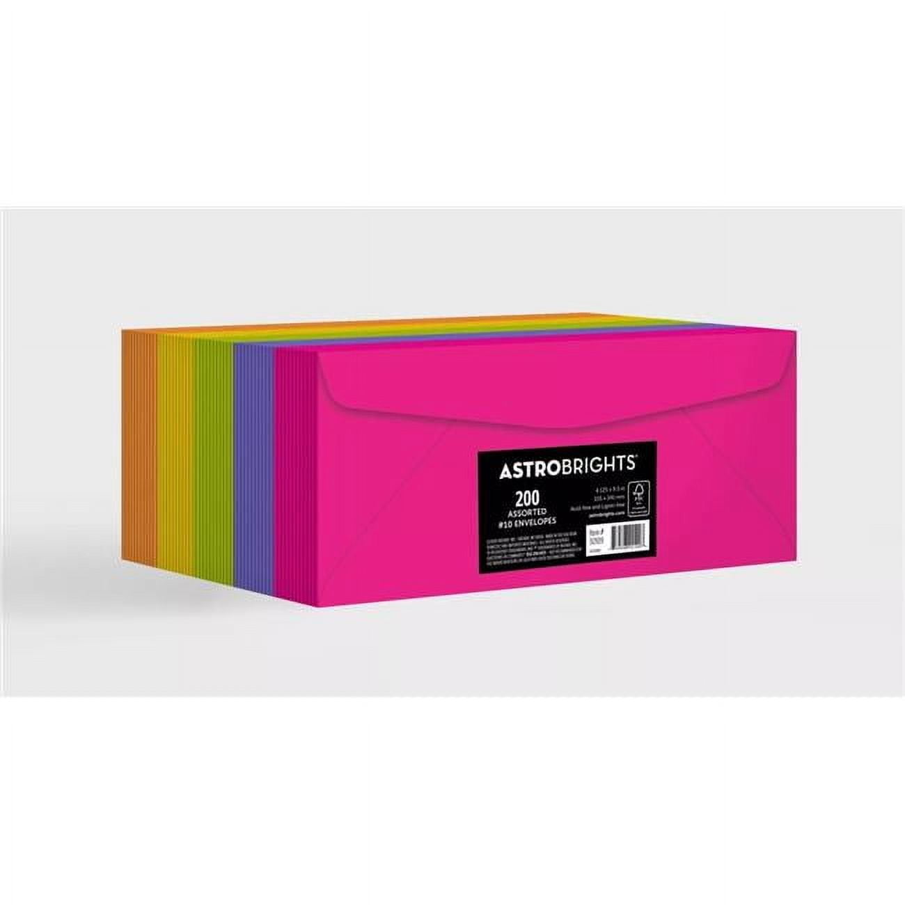 Wausau Papers Astro Brights No.10 Colored Envelopes - Pack of 200 ...