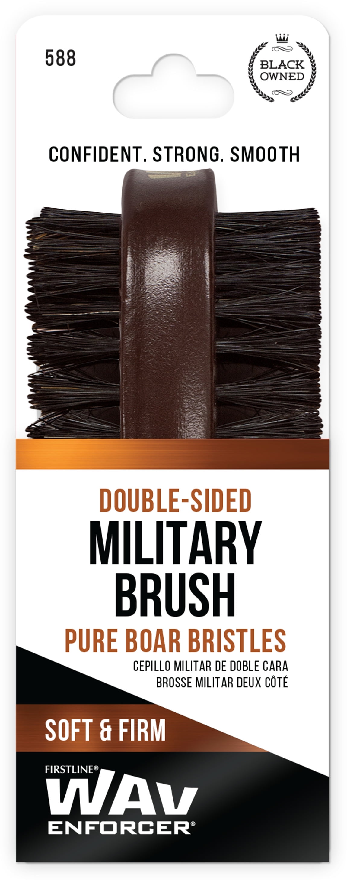 WavEnforcer Double-Sided Military Brush - Walmart.com