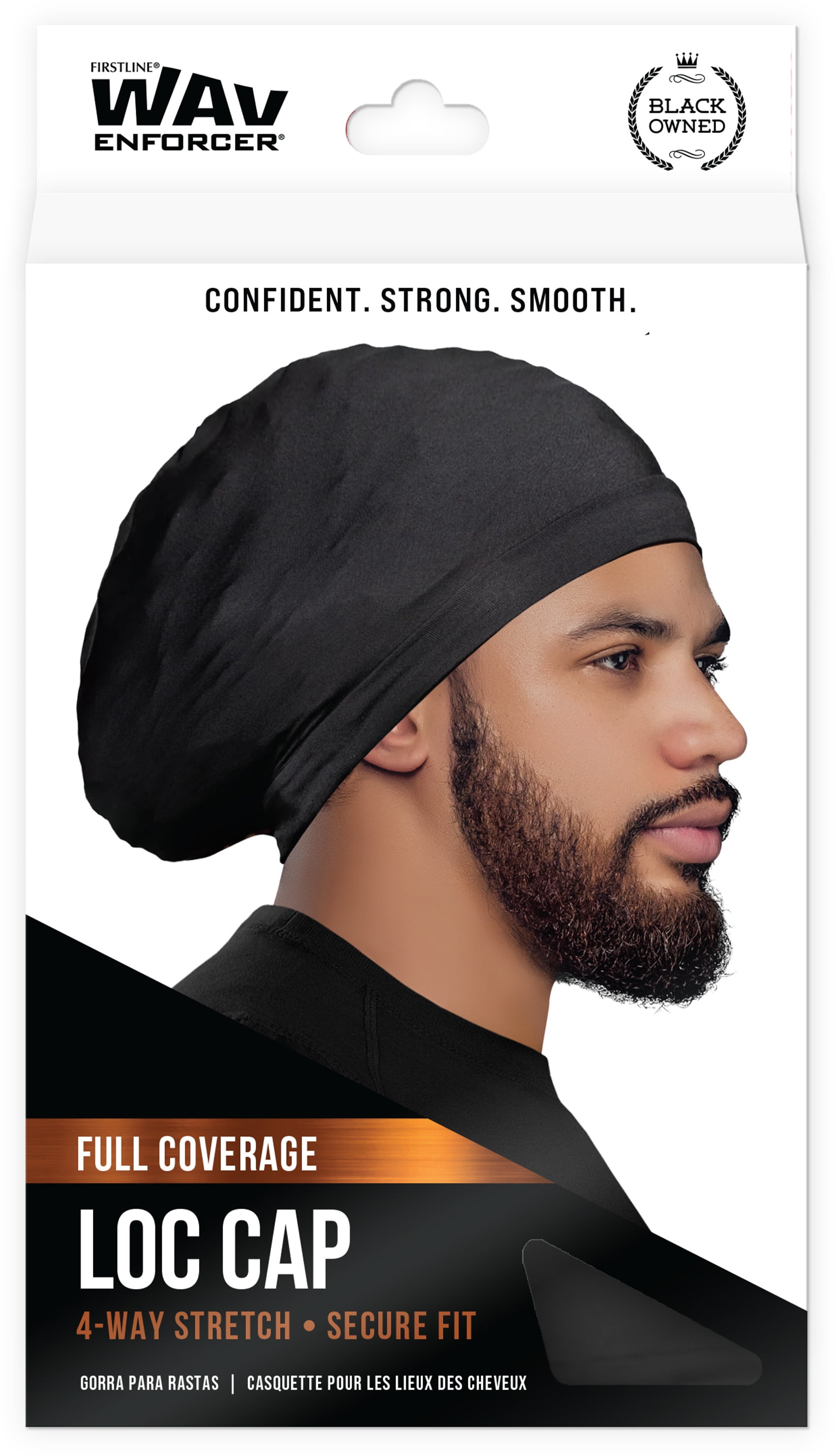 WavEnforcer Full Coverage Loc Cap Stretch Spandex Protects Locs and ...