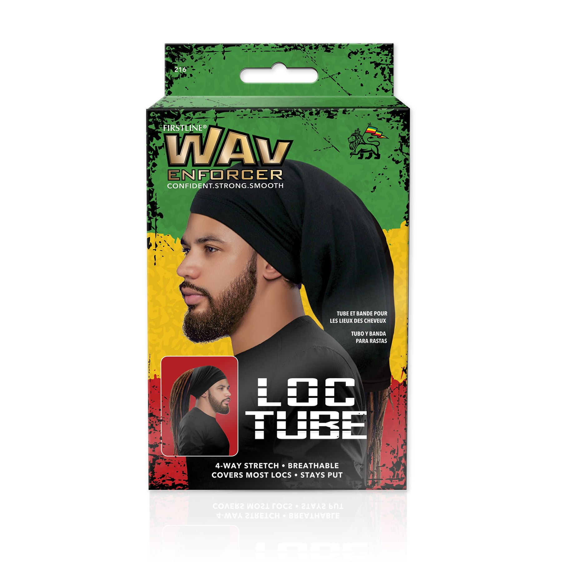WavEnforcer men's Loc Tube & Headband - Black Polyester - Walmart.com
