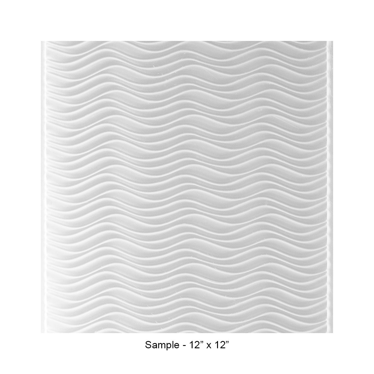 Wavation 12 in x 12 in Ceiling Light Diffuser Panel in Tiffany White ...