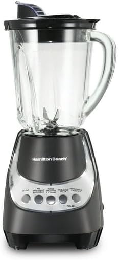 Wave Action Quiet Blender, 48 oz. Glass Jar, 12 Blending Functions ...