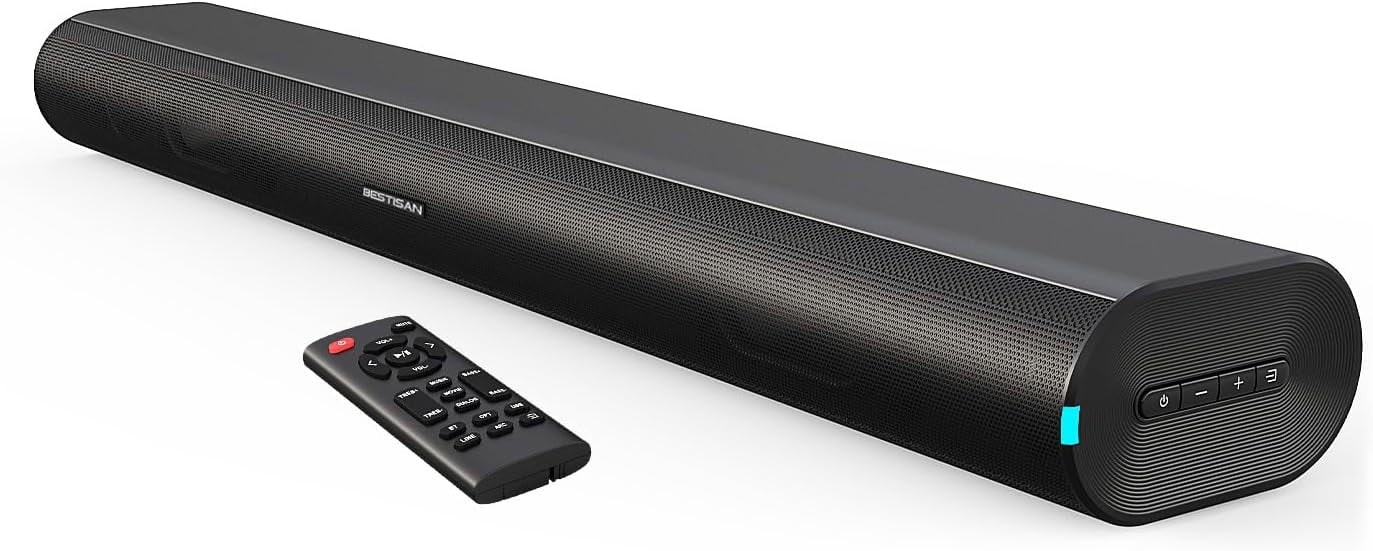 Wave Base Sound bar with Bluetooth for TV Tabletop Digital Audio ...