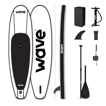 SereneLife SLSUPB06 - Free Flow Paddleboard SUP - Stand Up Water Paddle ...