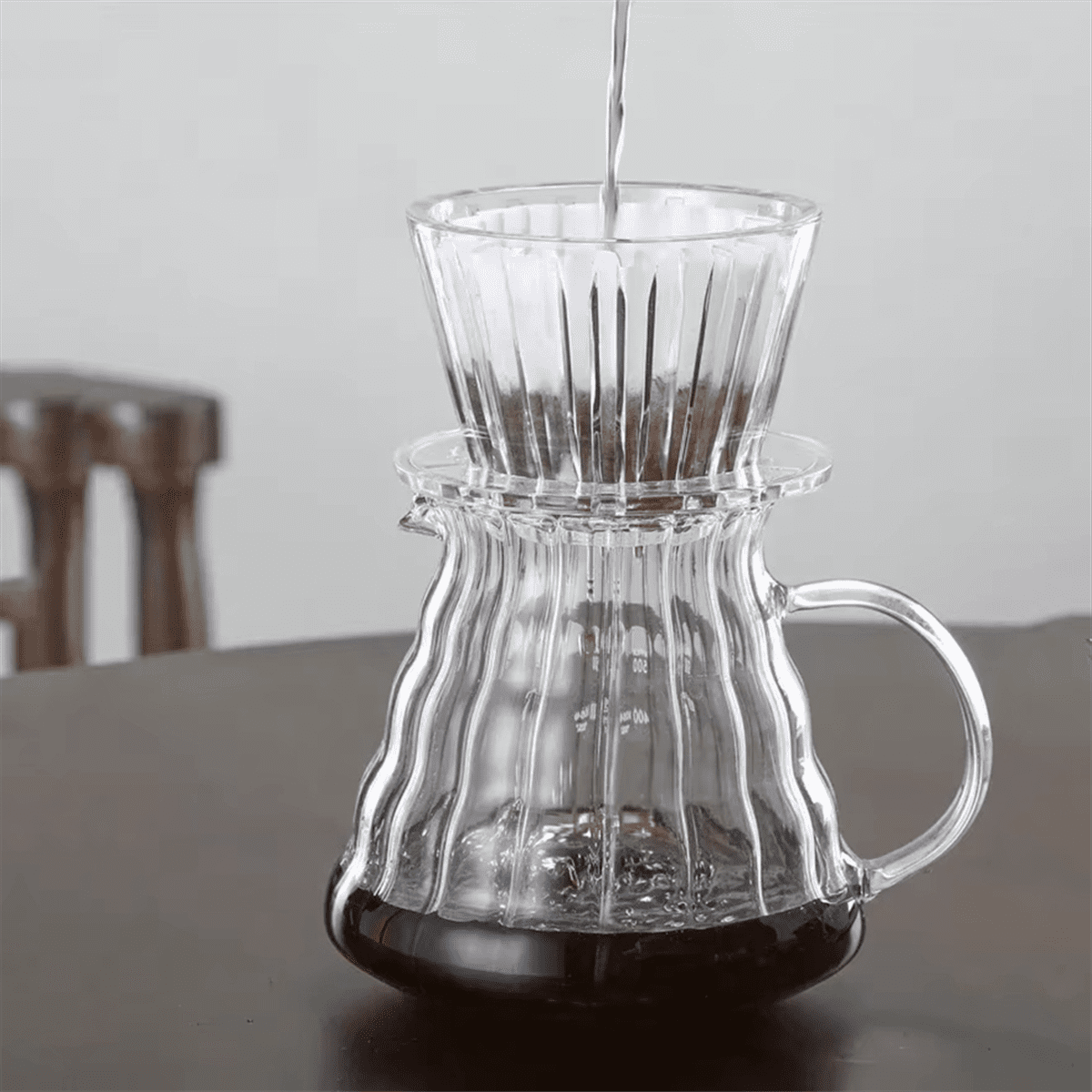 Wave Coffee Dripper Pour over Coffee Filter Cups Hand-Poured Cake ...