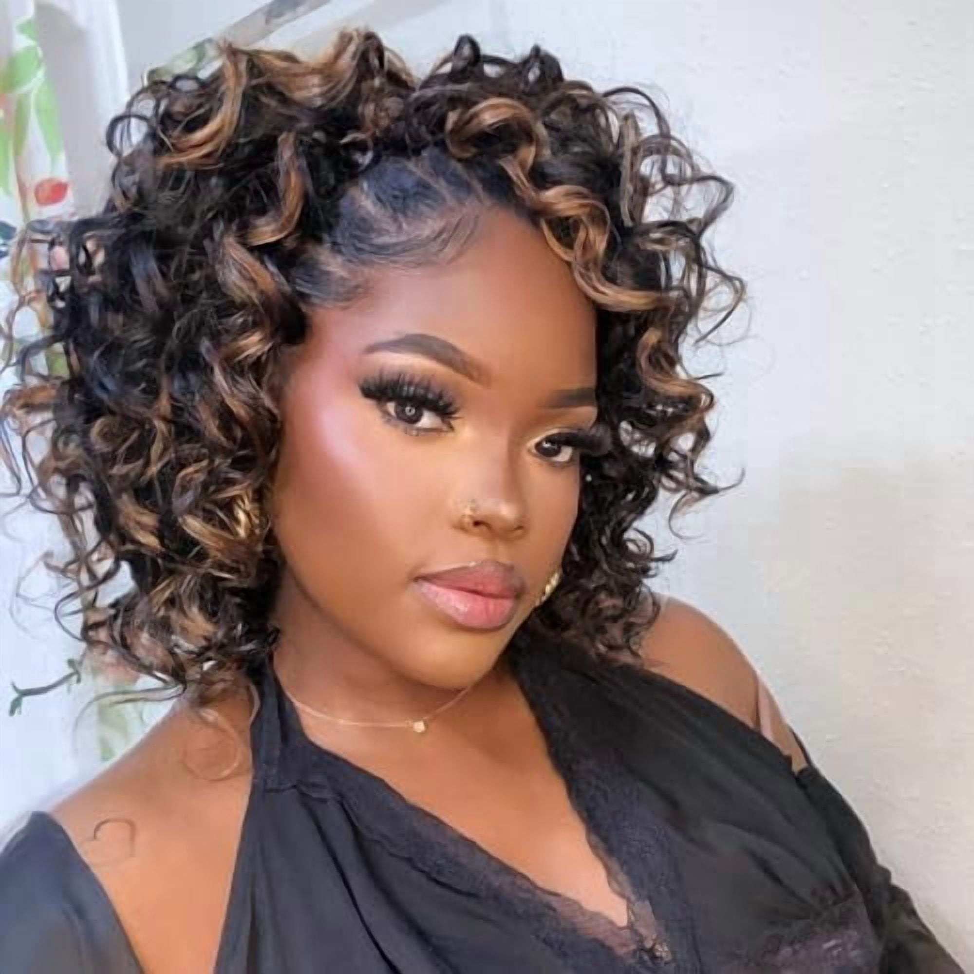Wave Crochet Hair 8 Inch, 8 Packs Deep Wave Crochet Hair for Women ...