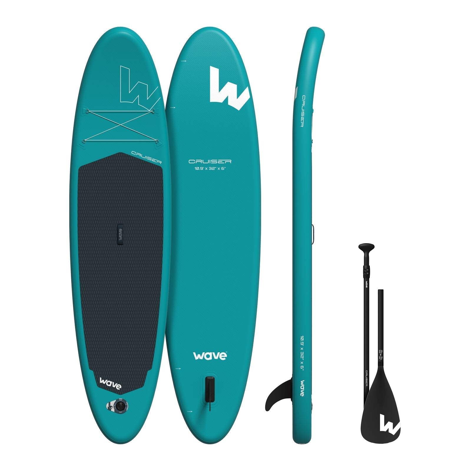 Wave Cruiser 2.0 | Premium 10'9ft Inflatable Stand Up Paddle Board ...