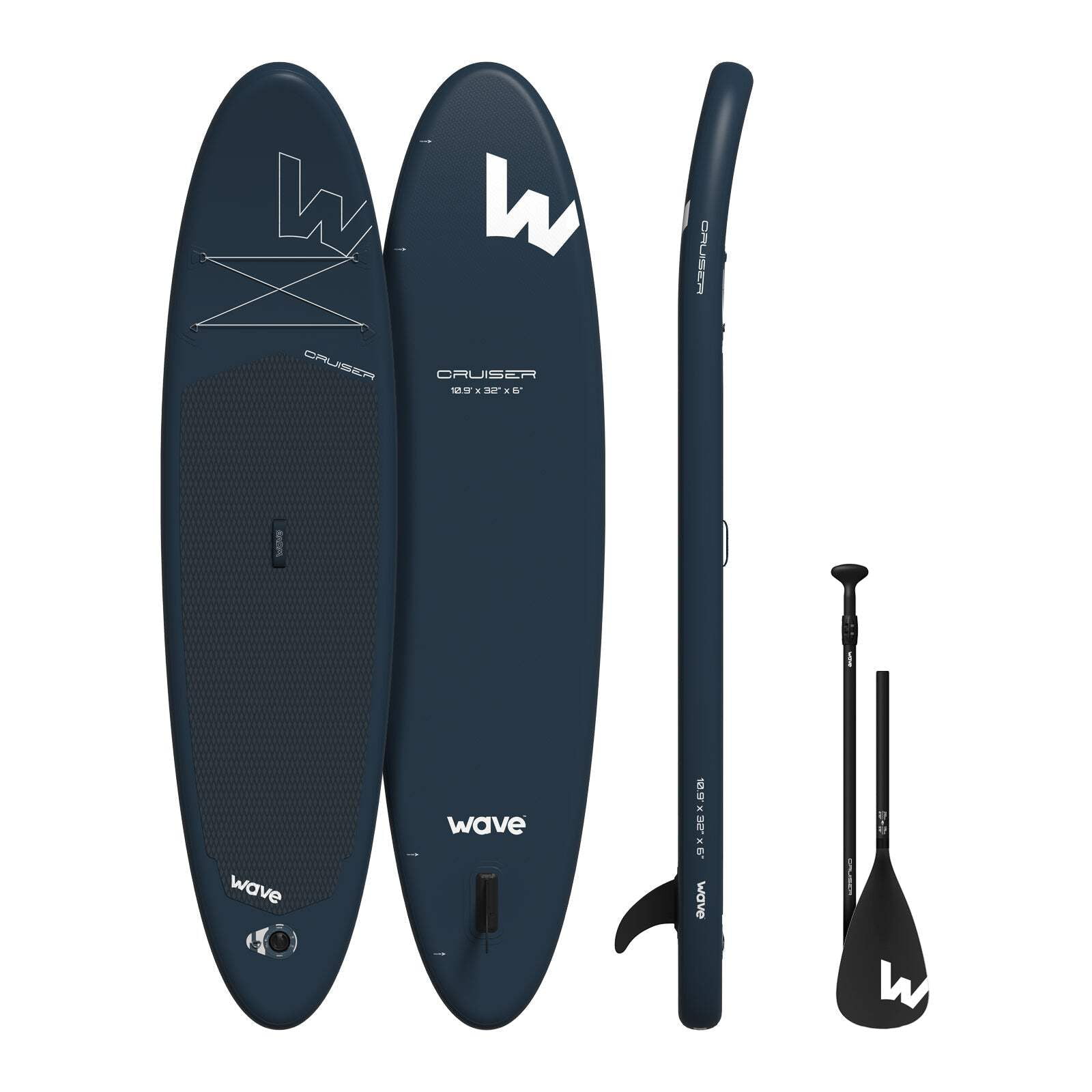 Wave Cruiser 2.0 Inflatable Stand Up Paddleboard | Beginner-Friendly ...