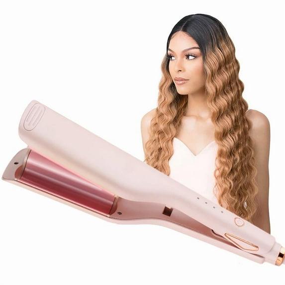 Wave Curling Iron Ceramic Hair Curler Deep Wavy Curler 25mm Waver Women ...