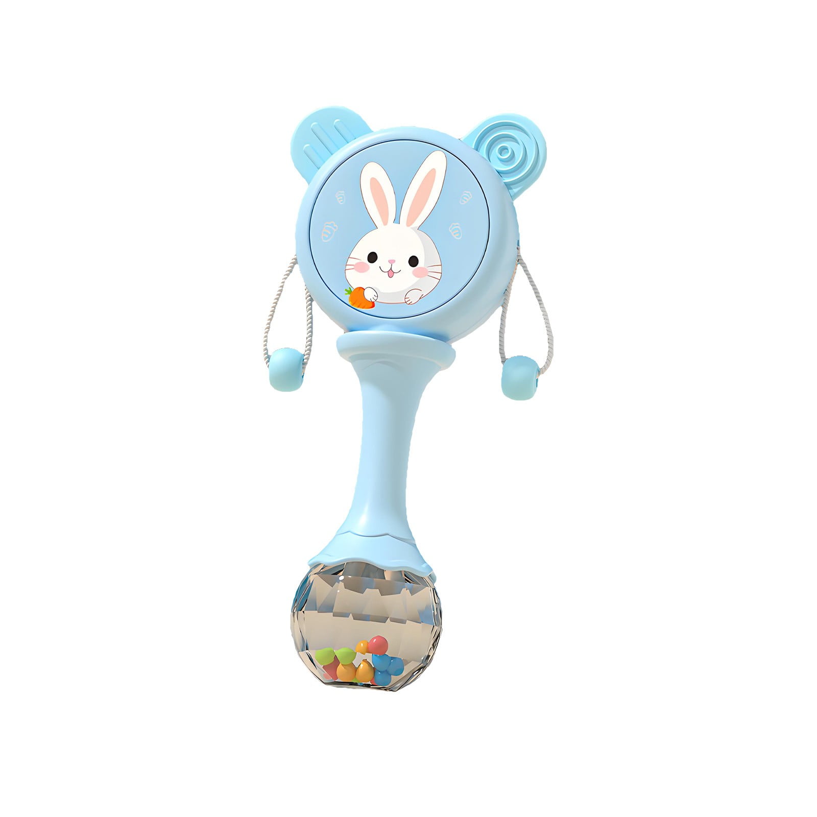 Wave Drum Hand Rattle Toy for Babies 3–12 Months – 2-in-1 Early ...