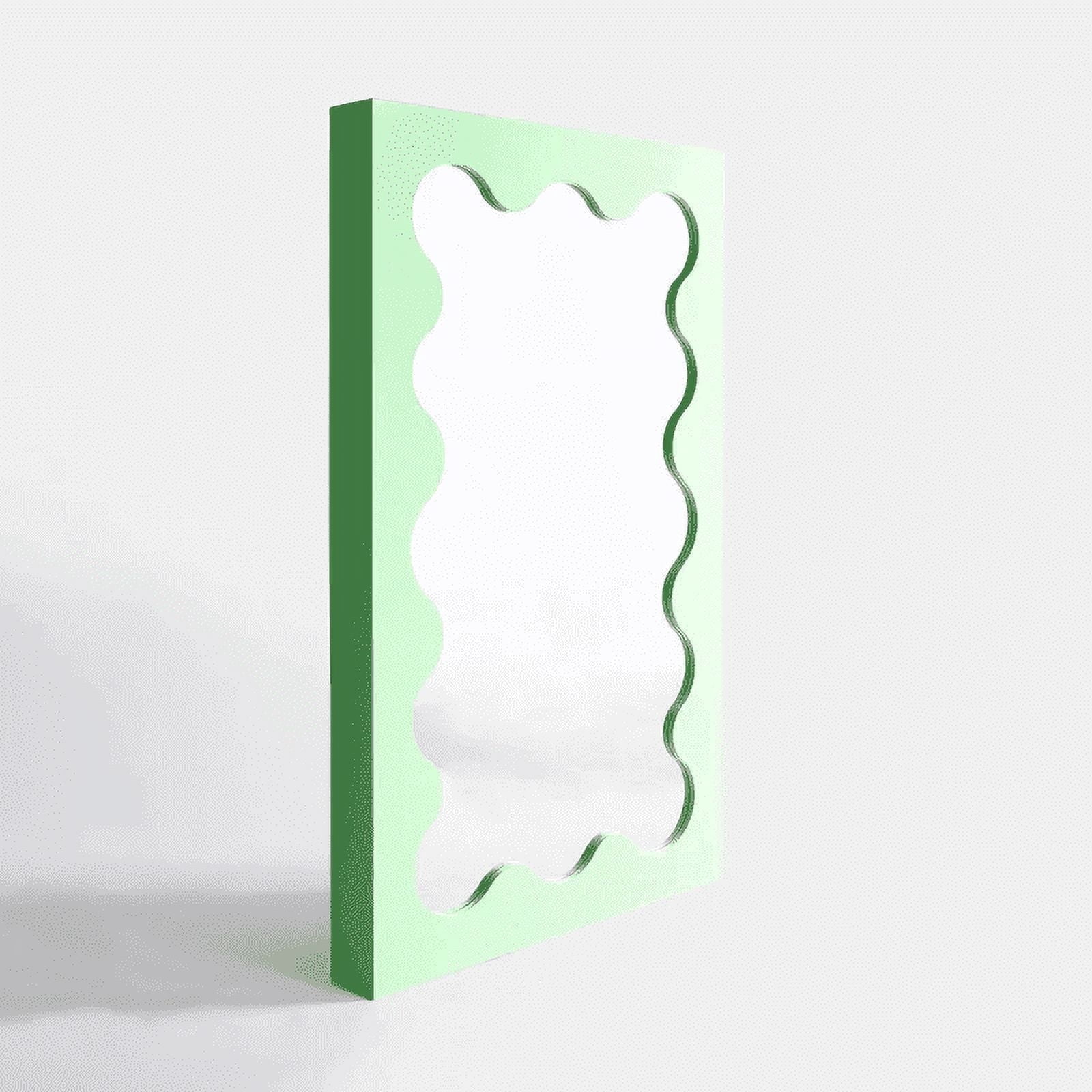 Green Wave Frame Wall Mirror 35.4" | Interior Moderna - Walmart.com