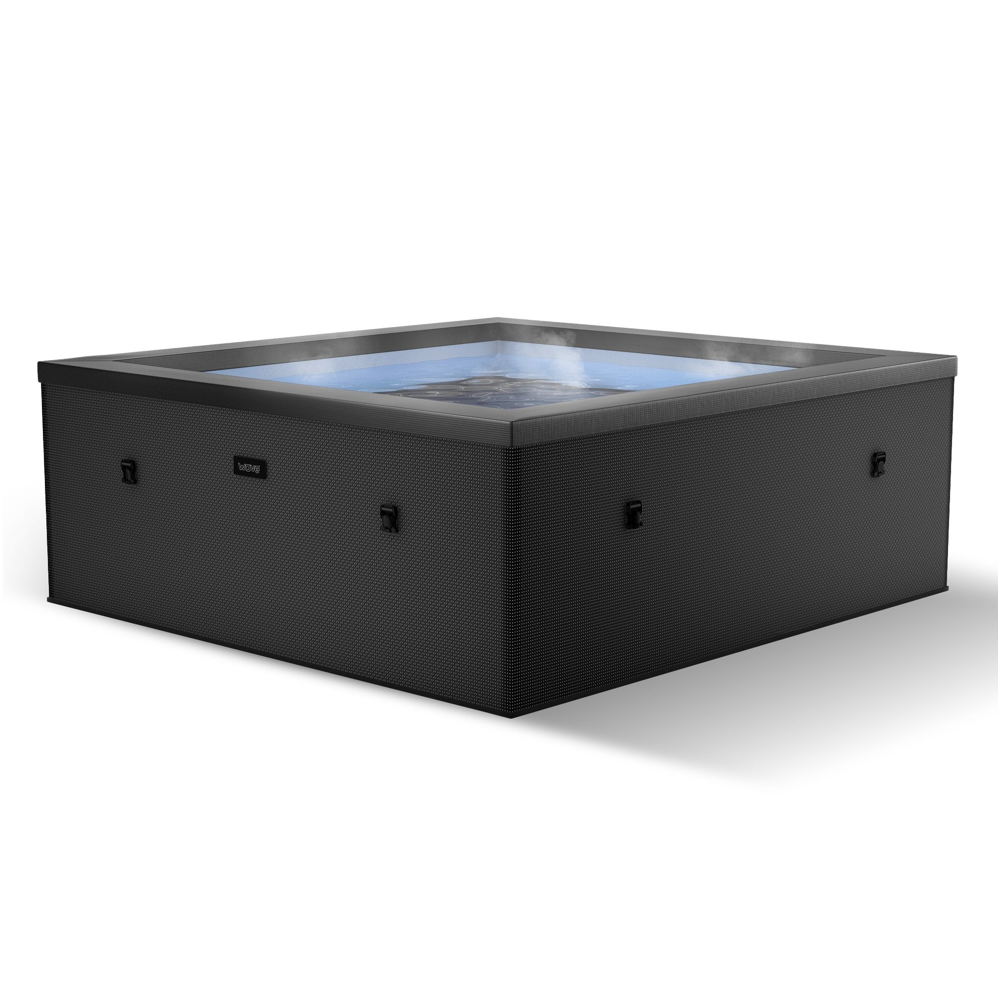 Wave Garda 4-Person Square Eco Foam Hot Tub | 70-Jet Spa, Wi-Fi Eco ...