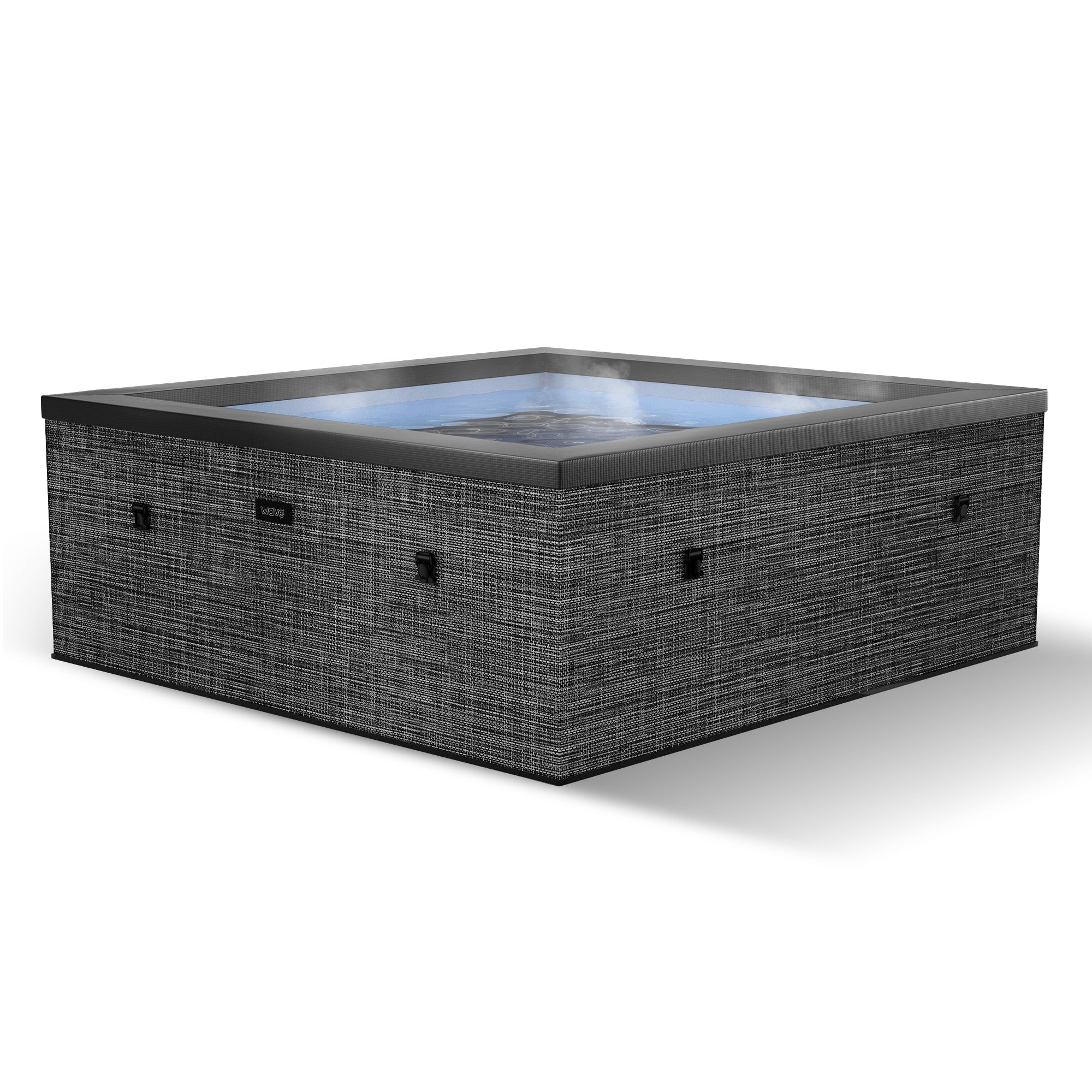 Wave Garda 6-Person Square Eco Foam Hot Tub | 90-Jet Spa, Wi-Fi Eco ...